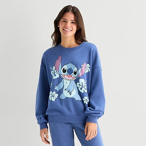 Click here for Juniors Hybrid Stitch Crew Neck Fleece Sweatshirt prices