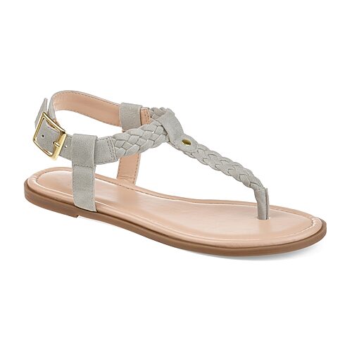 Click here for Journee Collection Womens Genevive Ankle Strap Fla... prices