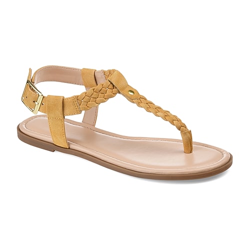 Click here for Journee Collection Womens Genevive Ankle Strap Fla... prices