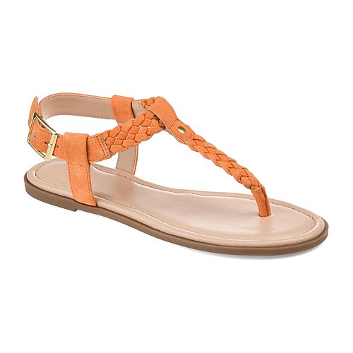 Click here for Journee Collection Womens Genevive Ankle Strap Fla... prices