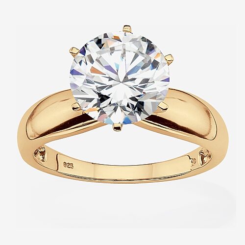 Click here for Diamonart Womens 3 1/2 CT. T.W Cubic Zirconia 18K... prices