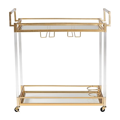 Click here for Savannah Metal-Top Serving Cart  One Size  Yellow prices
