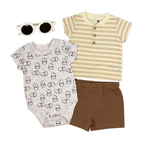 Click here for 3 Stories Trading Company Boys 4-pc. Baby Clothing... prices