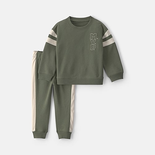 Click here for Carters Toddler Boys 2-pc. Pant Set  2t  Green prices