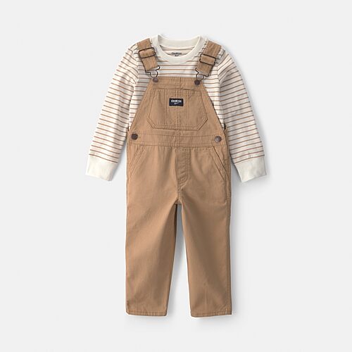 Click here for Oshkosh Toddler Boys 2-pc. Overall Set  4t  Beige prices