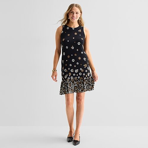 Click here for Marc New York Womens Round Neck Sleeveless Floral... prices