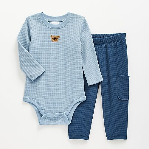 Click here for Okie Dokie Waffle Baby Boys 2-pc. Pant Set  12 Mon... prices