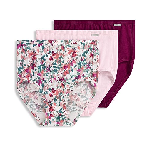 Click here for Jockey Elance 3 Pack Brief Panty - 1484  6  Pink prices