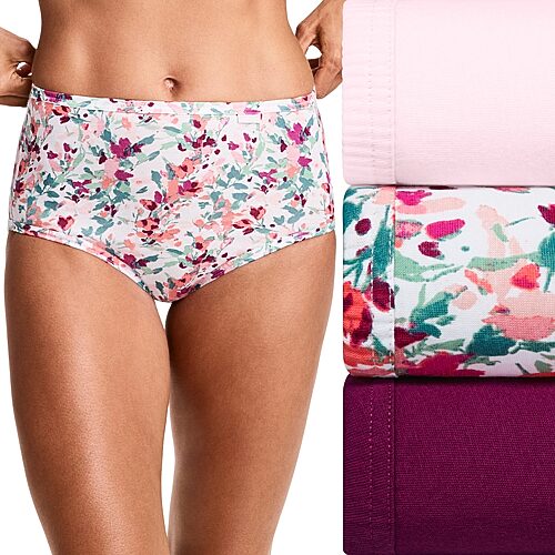 Click here for Jockey Elance 3 Pack Brief Panty - 1484  6  Pink prices