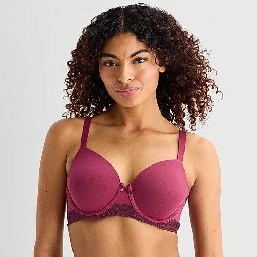 Click here for Ambrielle Cotton Full Coverage Underwire Bra  B  R... prices
