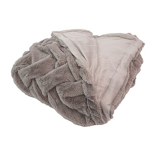 Click here for Modern Threads Braided Faux Fur Reversible Midweig... prices