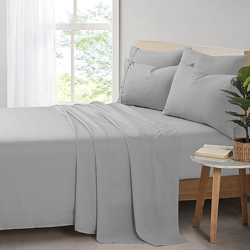 Swift Home 6pc. Lightweight Breathable Bedding Sheet Set
