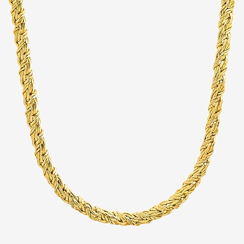 Click here for Steeltime Mens 18K Gold Over Stainless Steel Hypoa... prices
