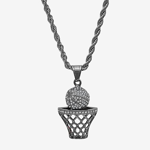 Click here for Steeltime Mens Crystal Stainless Steel Hypoallerge... prices