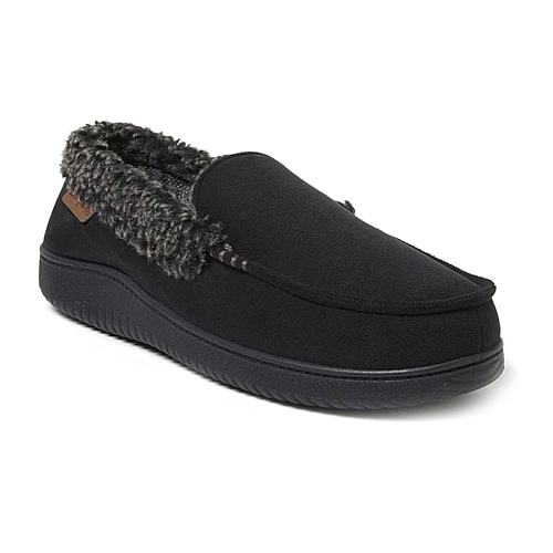 Click here for Dearfoams Mens Moccasin Slippers  Small  Black prices