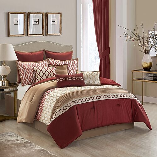 Click here for Stratford Park Caval 10-Piece Comforter Set  Calif... prices