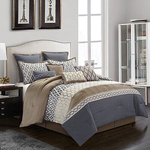 Click here for Stratford Park Kelvin 10pc Midweight Comforter Set... prices