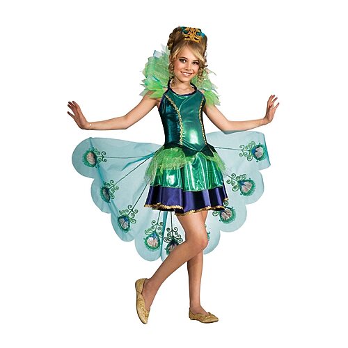 Click here for Little & Big Kid Girls Peacock 2-pc. Costume  X-sm... prices