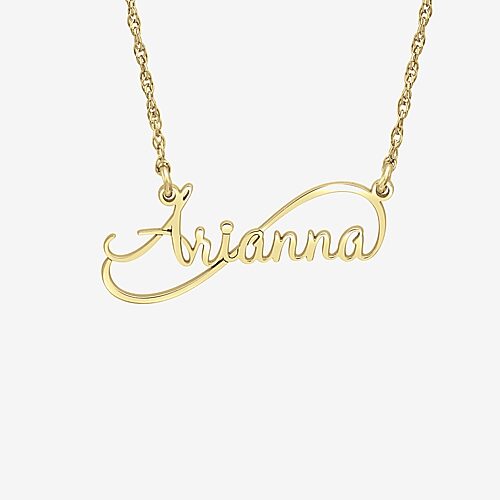 Click here for Womens Gold or Sterling Silver 18 Inch Name Neckla... prices