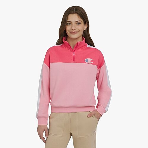 Click here for Champion Big Kid Girls Mock Neck Long Sleeve Fleec... prices