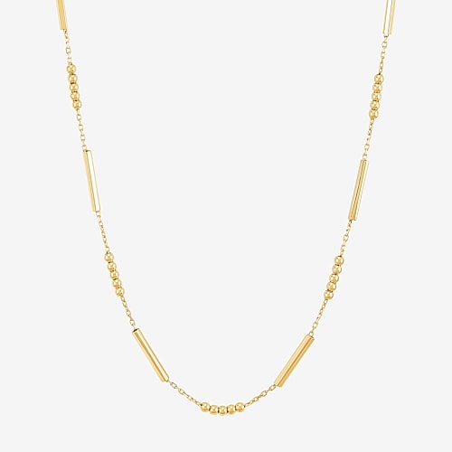 Click here for Bonded Brilliance Womens 14K Gold Over Silver 18 I... prices