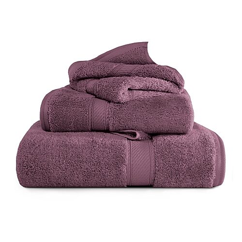 Click here for Superior 100 Egyptian Cotton 3-Pc Towel Set - Plum prices