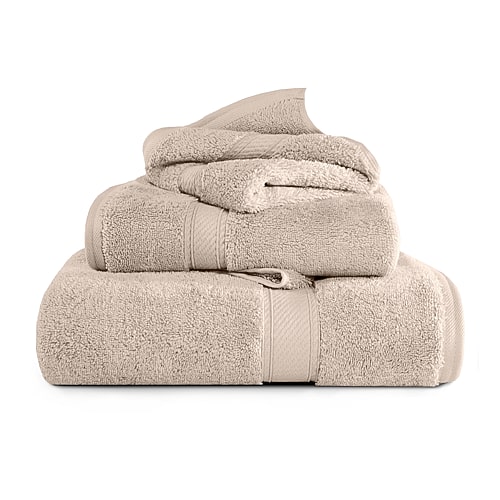 Click here for Superior 100 Egyptian Cotton 3-Pc Towel Set - Ston... prices