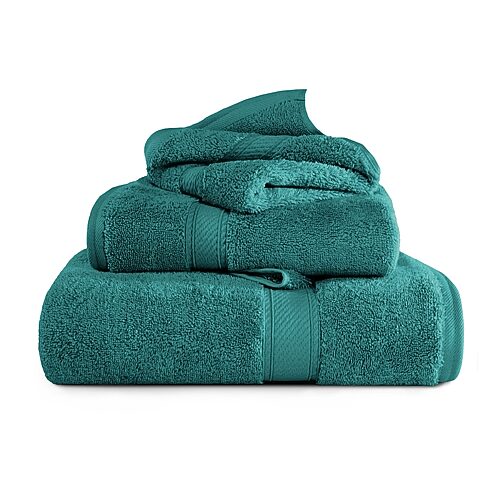 Click here for Superior 100 Egyptian Cotton 3-Pc Towel Set - Teal prices