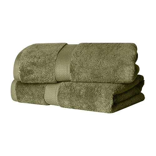 Click here for Superior 100 Egyptian Cotton 2-Pc Bath Towel Set -... prices