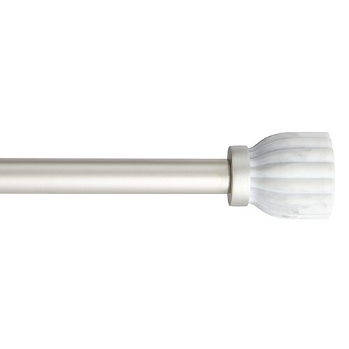Click here for Town And Country Marbled Flute 1 IN Adjustable Cur... prices