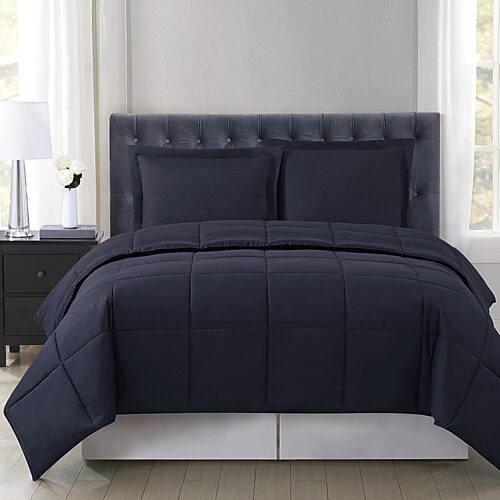 Truly Soft Everyday Solid 2-Pc. Comforter Set  Twin Xl - Black