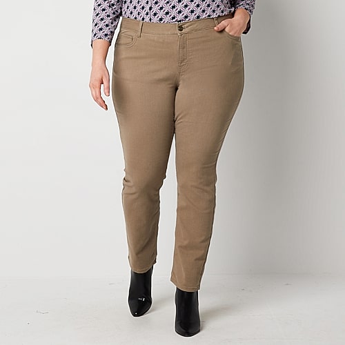 Click here for Liz Claiborne Womens Plus Stretch Fabric Mid Rise... prices