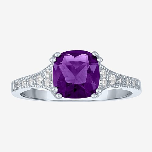 Click here for Gemstone Sterling Silver Cushion Cocktail Ring  8... prices