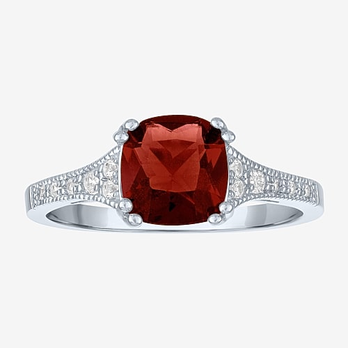 Click here for Gemstone Sterling Silver Cushion Cocktail Ring  7... prices