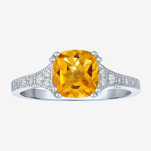 Click here for Gemstone Sterling Silver Cushion Cocktail Ring  7... prices