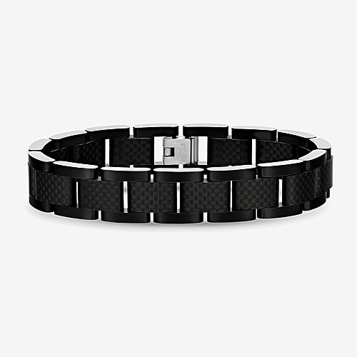 Click here for Mens Stainless Steel 8 1/2 Inch Link Bracelet  One... prices