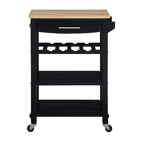 Click here for Ellaine 4-Tier Butcher Block Kitchen Cart with Dra... prices