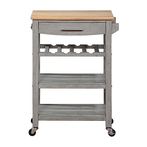Click here for Ellaine 4-Tier Butcher Block Kitchen Cart with Dra... prices