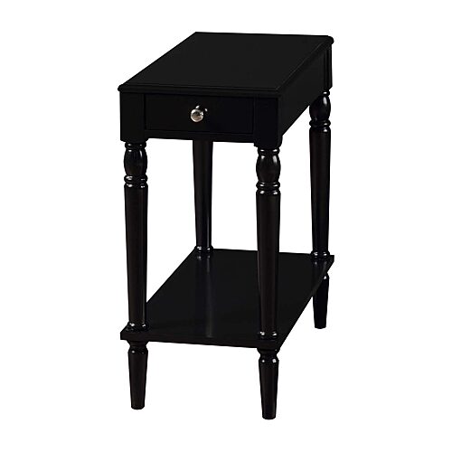Click here for French Country Chairside End Table  One Size  Blac... prices