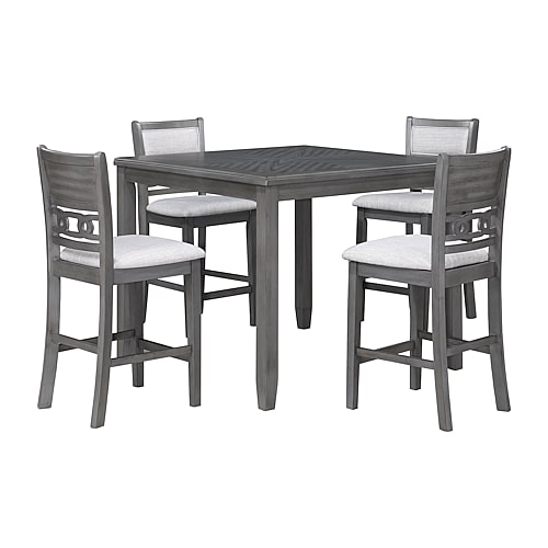 Click here for Gia 5-pc. Square Dining Set  One Size  Gray prices