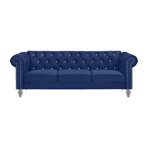 Click here for Emma Roll-Arm Sofa  One Size  Blue prices