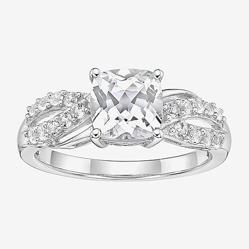 Click here for Womens Lab Created White Sapphire Sterling Silver... prices