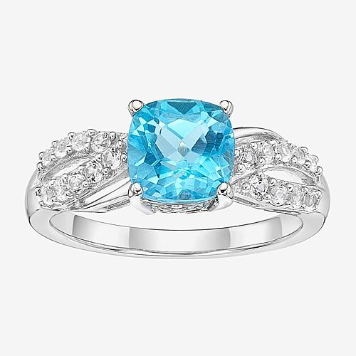 Click here for Womens Genuine Blue Topaz Sterling Silver Cocktail... prices