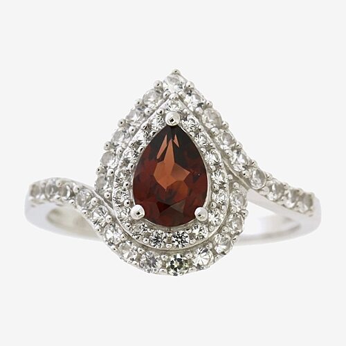 Click here for Womens Genuine Red Garnet Sterling Silver Cocktail... prices
