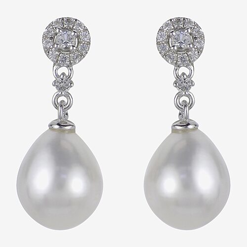 Click here for 8.5-9Mm Cultured Freshwater Pearl And Genuine Whit... prices