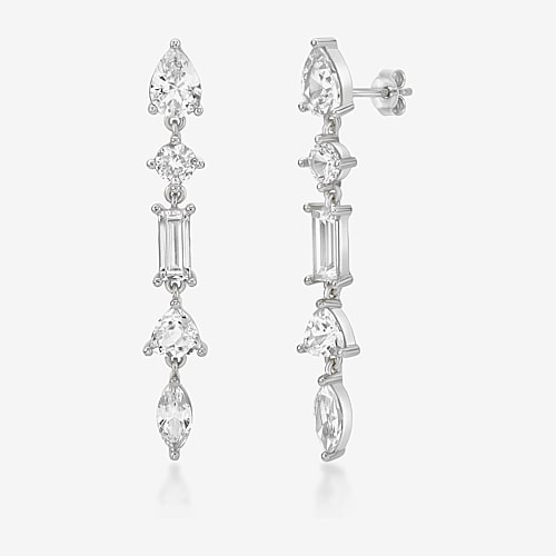 Click here for Womens Lab Created White Sapphire Sterling Silver... prices