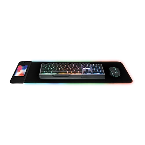 iLive Wireless Device Charging Mouse Pad  One Size  Black