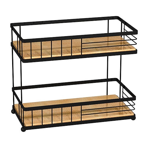 Click here for Popular Bath Woodhaven 2tier Shelf Caddy Bathroom... prices