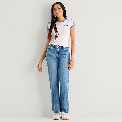 Click here for Arizona Womens Juniors Short Low Rise Straight Leg... prices