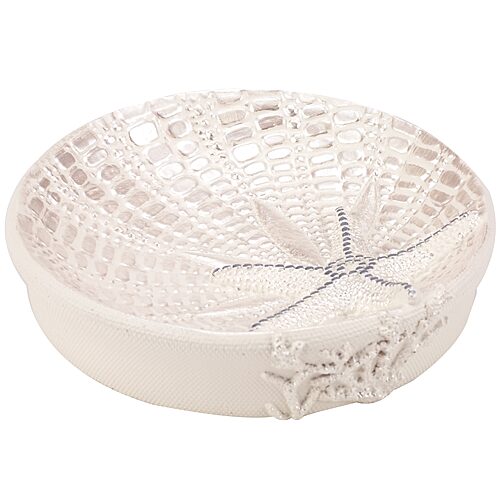 Click here for Avanti Sequin Shells Beachy Resin Soap Dish - Ivor... prices